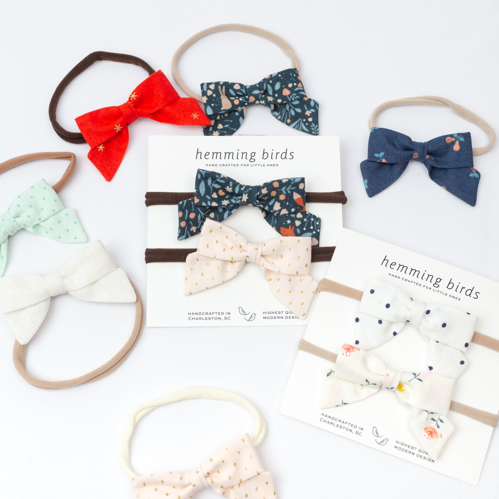 Petite Headband Bows – Hemming Birds