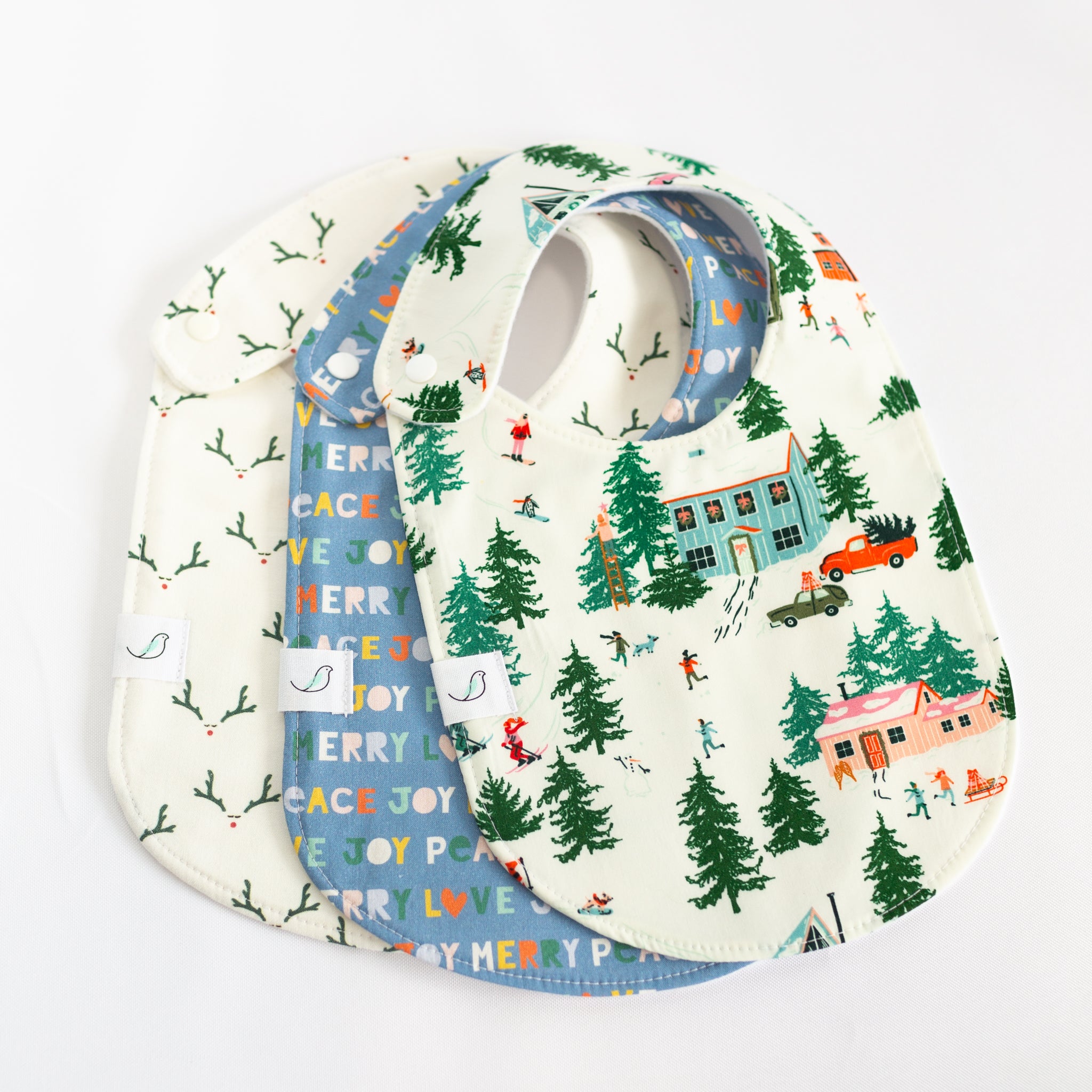 *LIMITED* Holiday Charlie Bib // Choose Your Favorite! – Hemming Birds