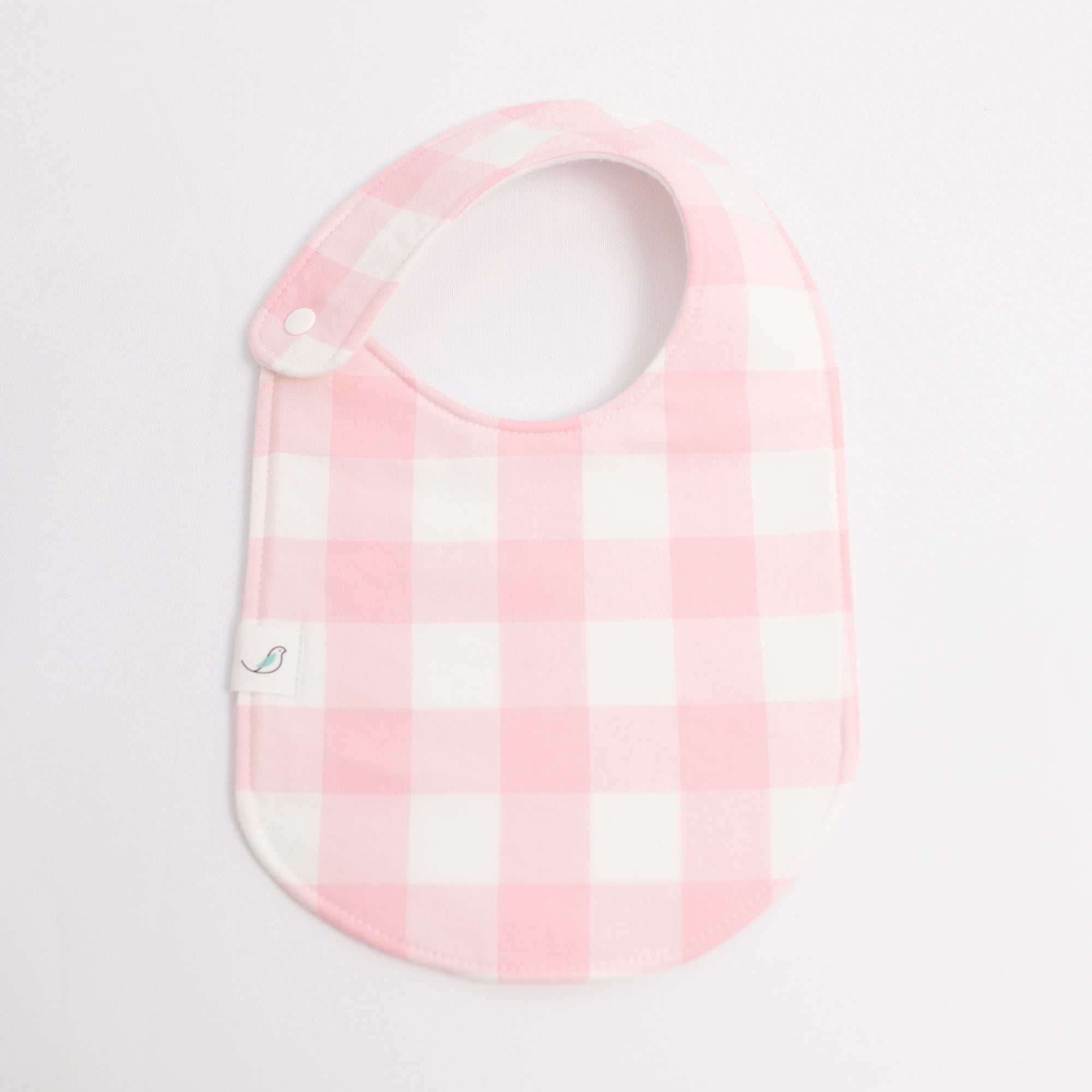 Charlie Bib // Petal Gingham – Hemming Birds